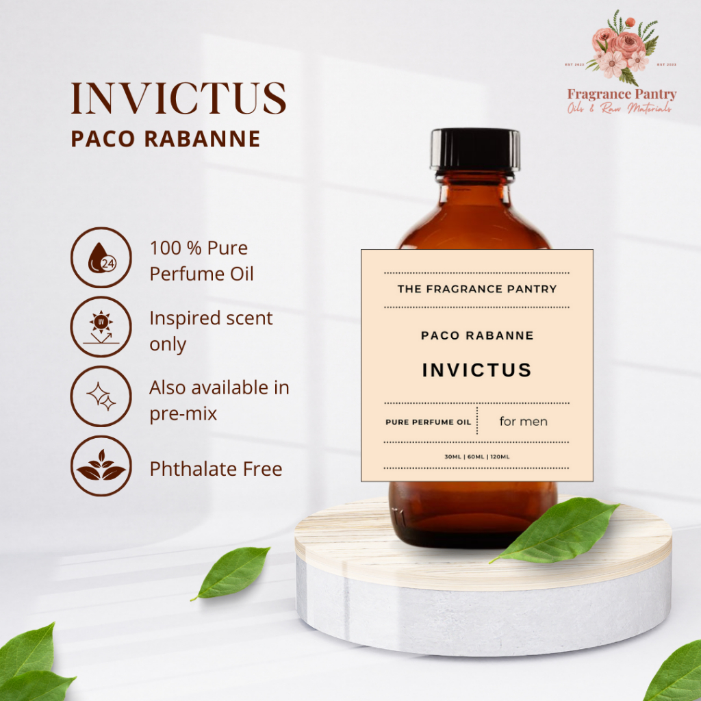 Invictus Inspired Pure Fragrance Oil (For candles, body products ...