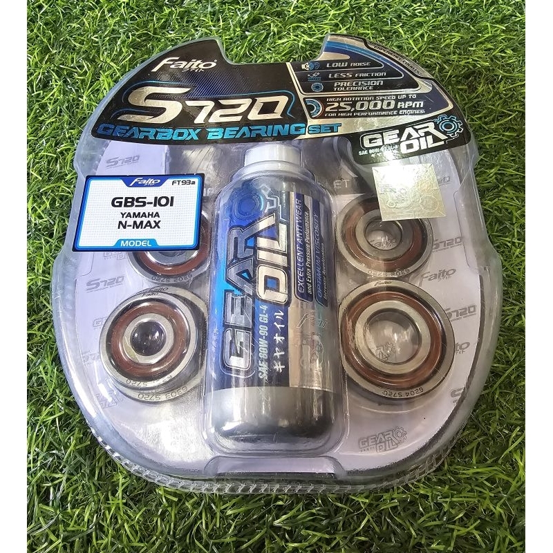 Gear Box bearing with gear oil for mio,nmax,m3,click125/150/160 (Faito ...