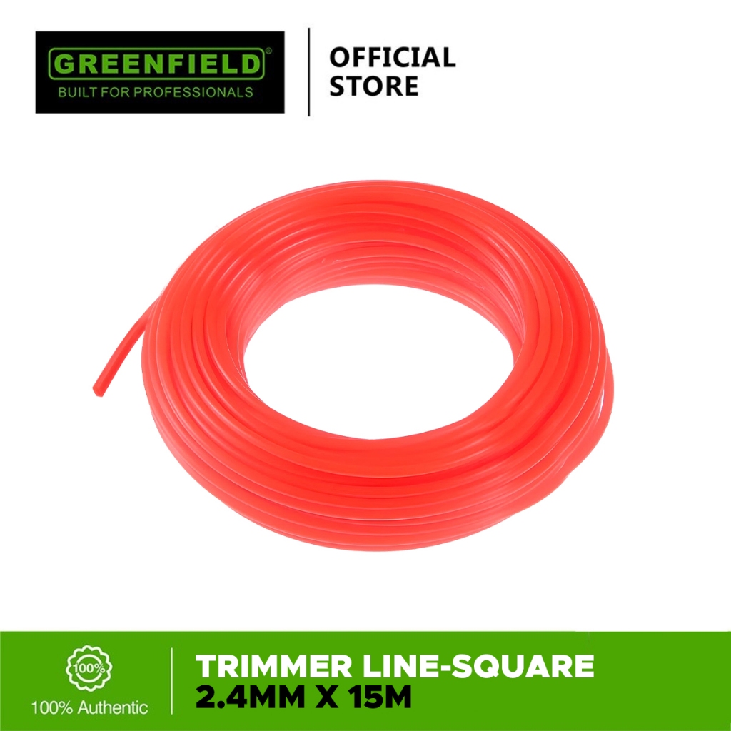 Greenfield Trimmer Line-Square 2.4mm x 15mm | Shopee Philippines
