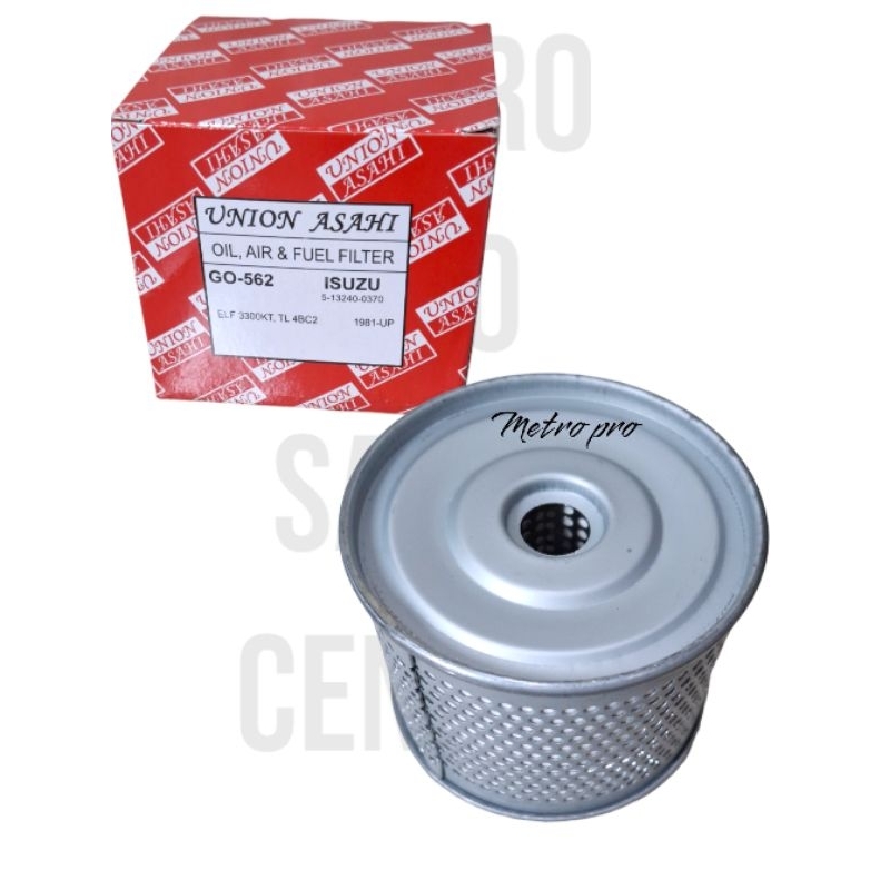 Oil Filter Element Type GO-562 For Isuzu Truck Elf 3300,4BC2 Union ...