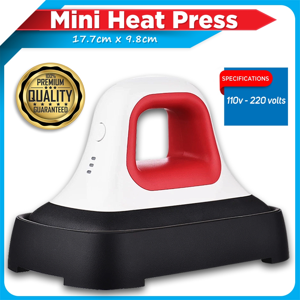 Mini Heat Press Machine 17.7cm x 9.8cm (Heat Press and Iron Machine ...