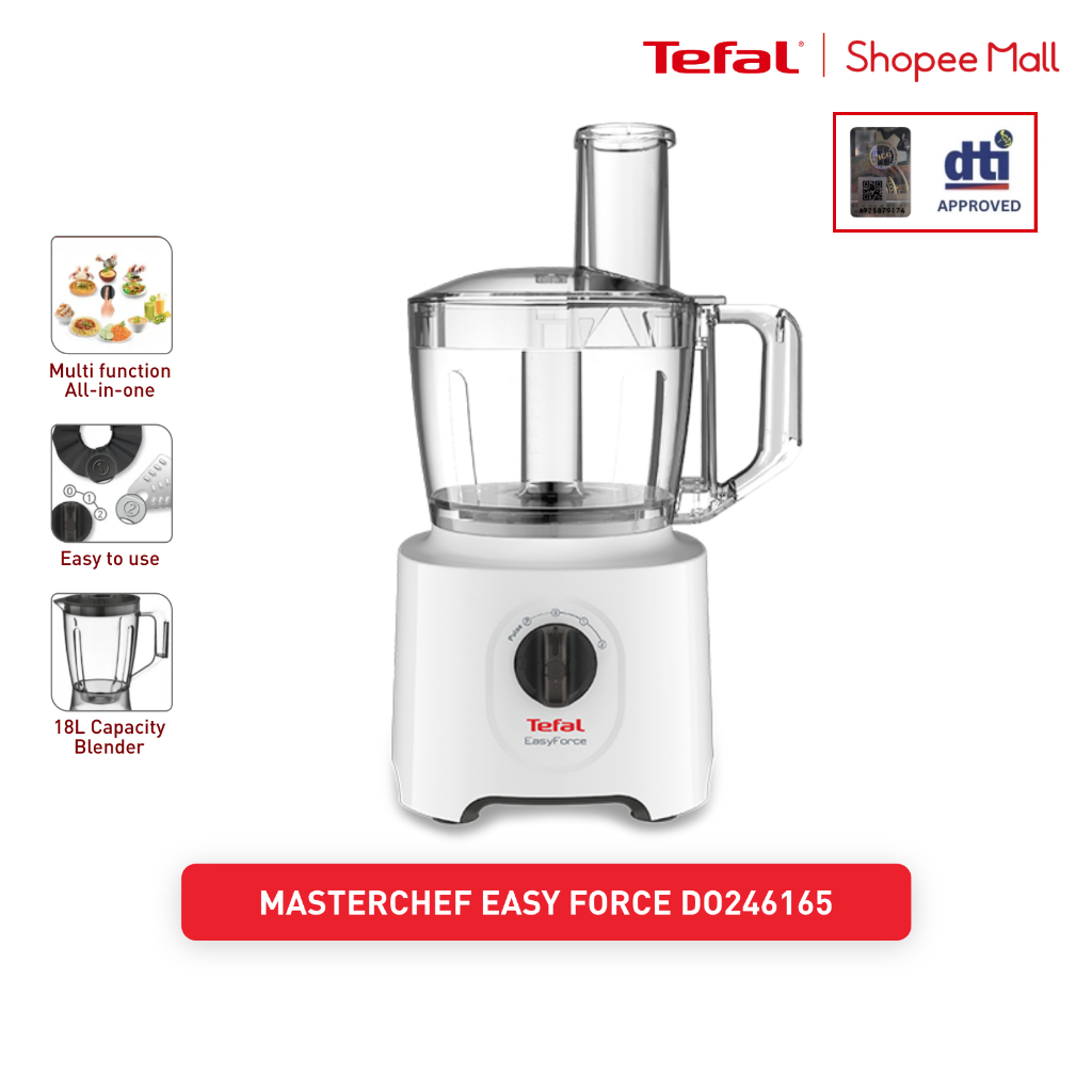 Tefal EasyForce Food Processor DO246165 | Shopee Philippines