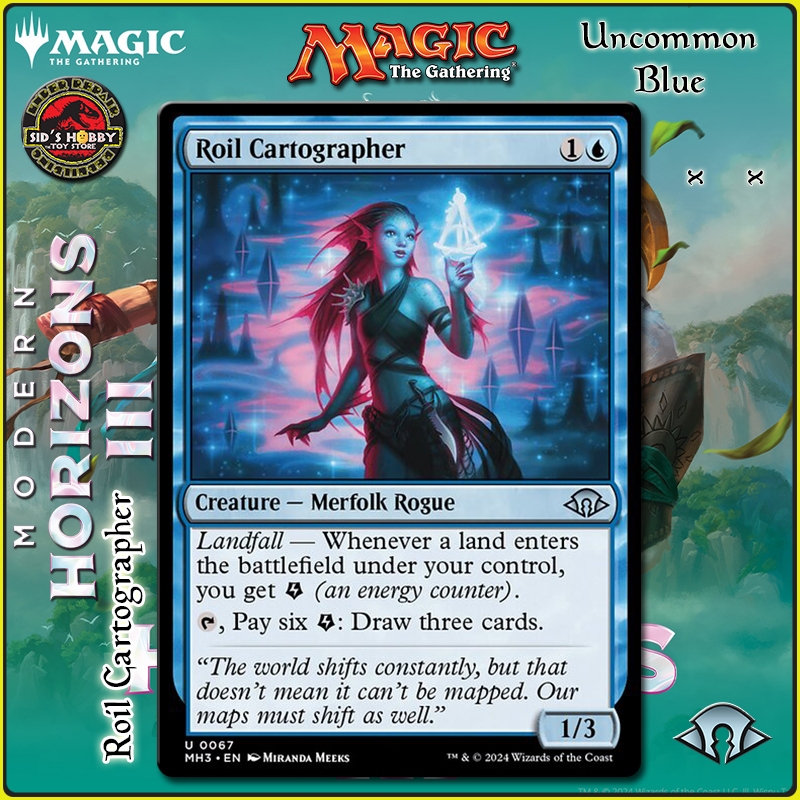 Roil Cartographer x x Modern Horizons 3 Blue Uncommon MH3 MTG | Shopee ...