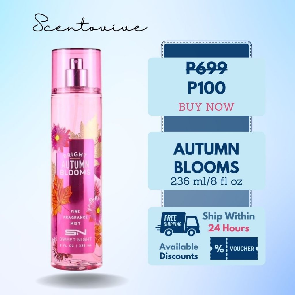 Sweet Night Perfume Bright Autumn Blooms Signature Fine Fragrance ...