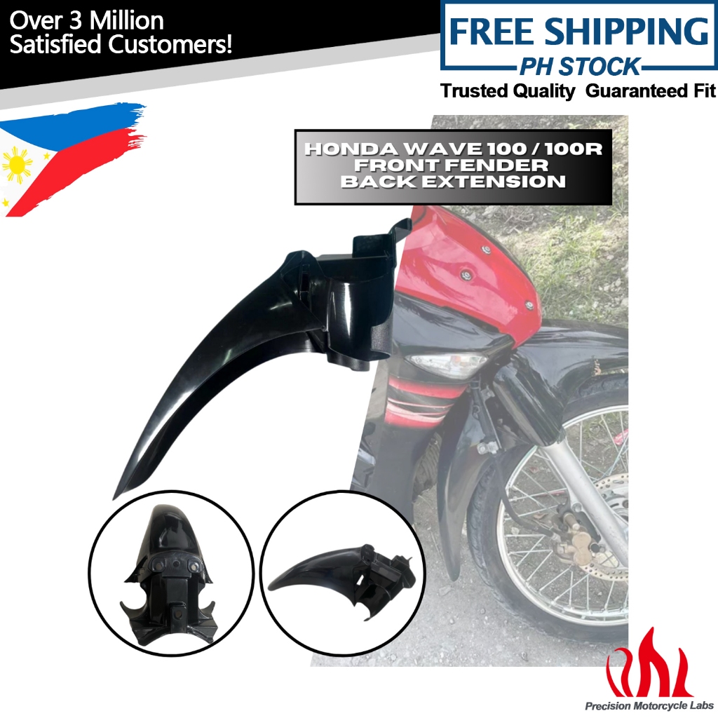 COD Motorcycle Front Fender Back Extension For HONDA WAVE 100/100R ...