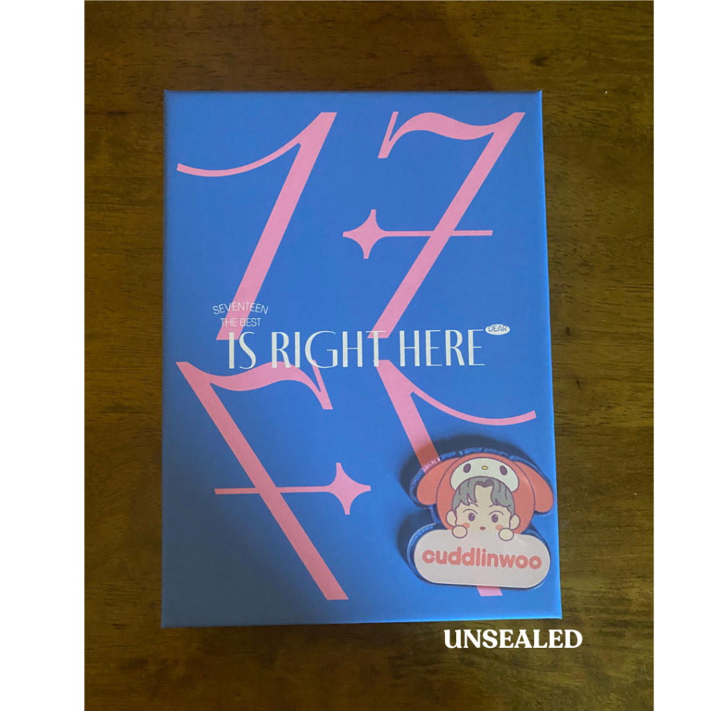 [UNSEALED - READ DESCRIPTION ] SEVENTEEN - 17 IS RIGHT HERE CARAT VER ALBUM OUTBOX | Shopee ...