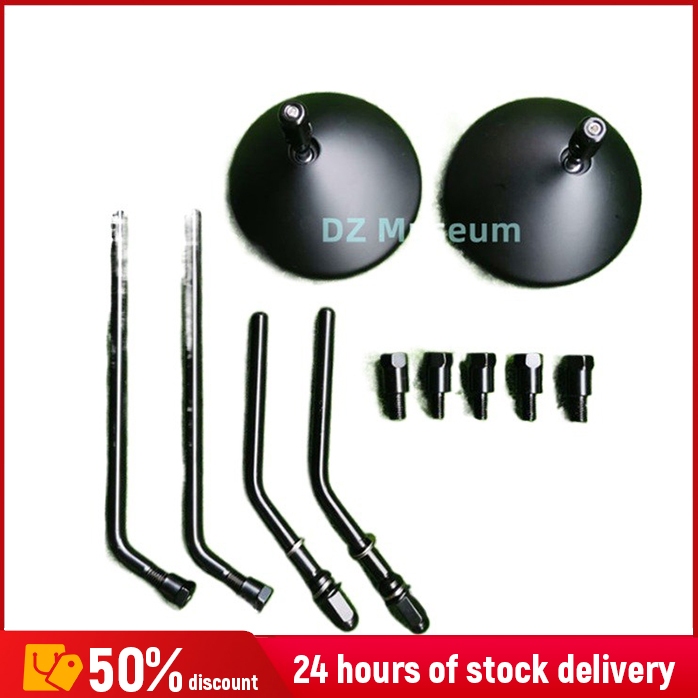 Adjustable classic round side mirror quality mirror full metal casing ...