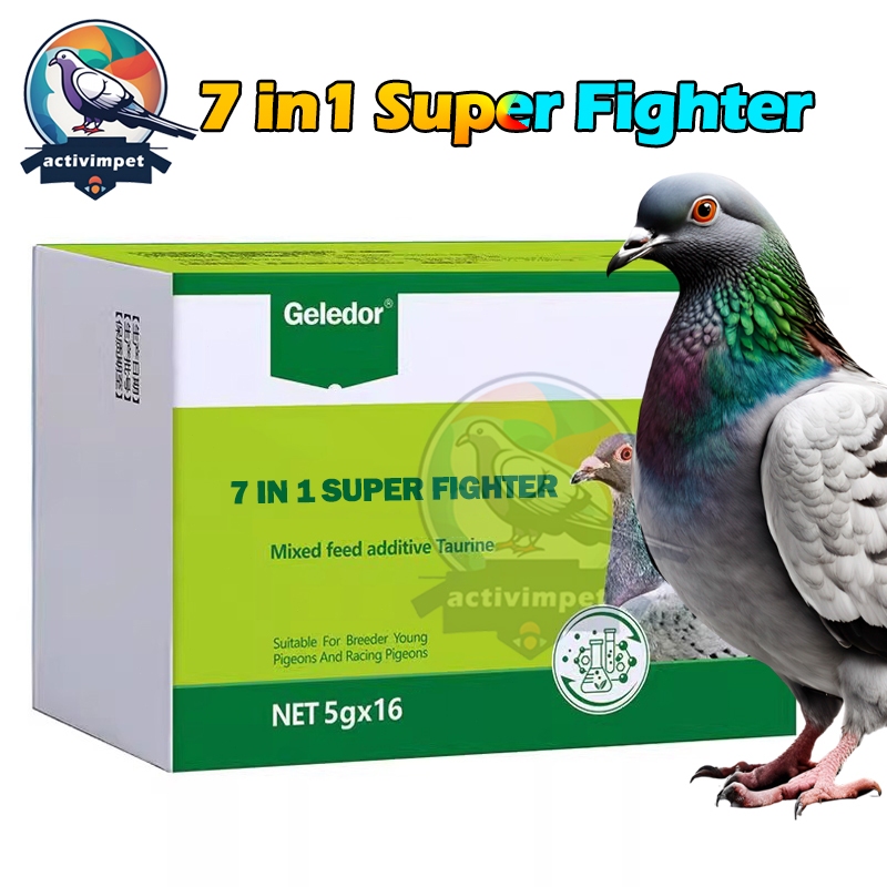 Geledor Sachet 7 in1 Super Fighter Salmonella Pigeon Influenza ...