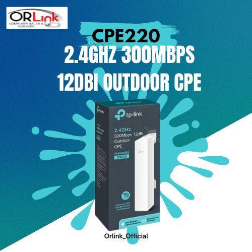 CPE 220 2.4GHz 300Mbps 12dBi Outdoor CPE (2466) | Shopee Philippines