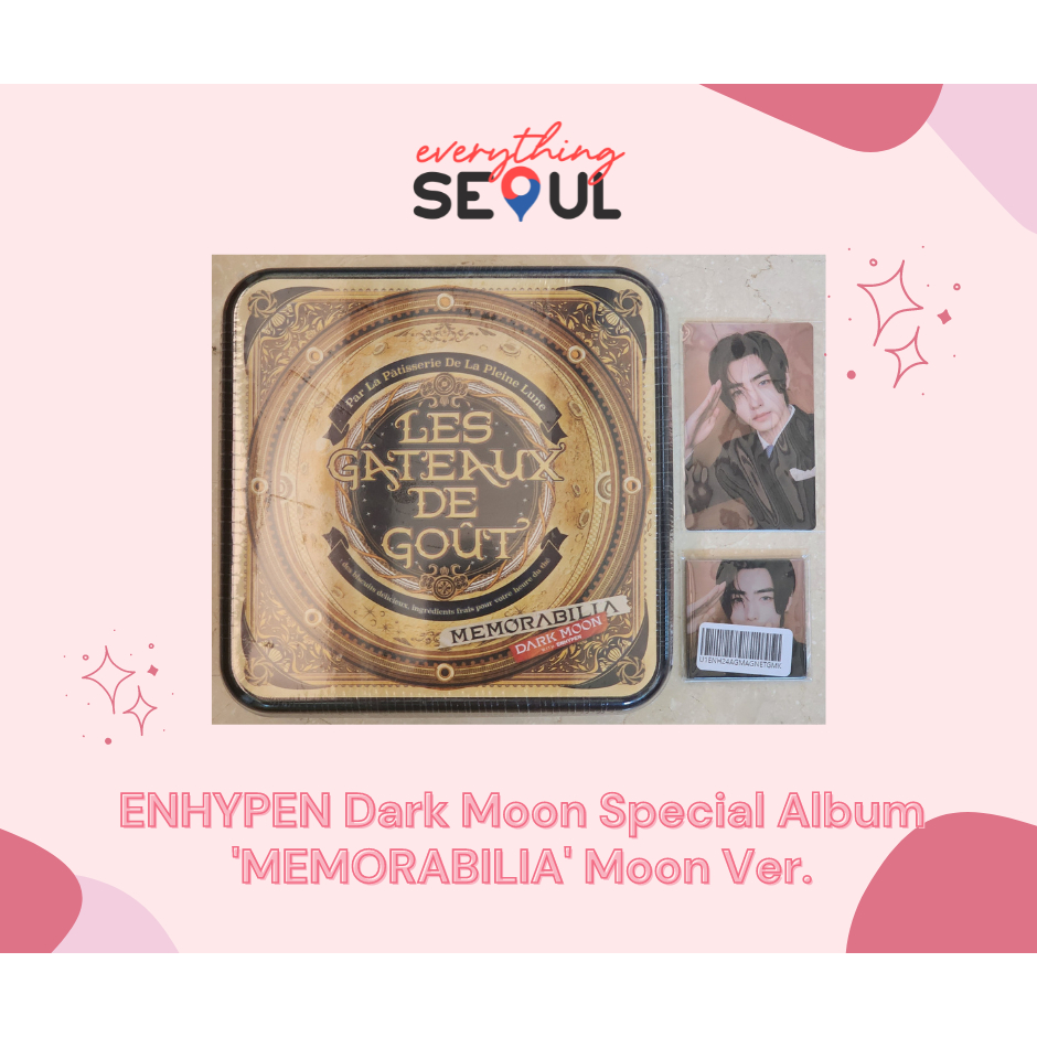 ENHYPEN Dark Moon Special Album 'MEMORABILIA' Moon Ver with Weverse POB ...