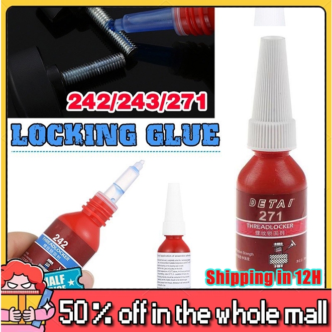 242/243/271 Metal Thread Anaerobic Adhesive 10ml Thread Fixative ...