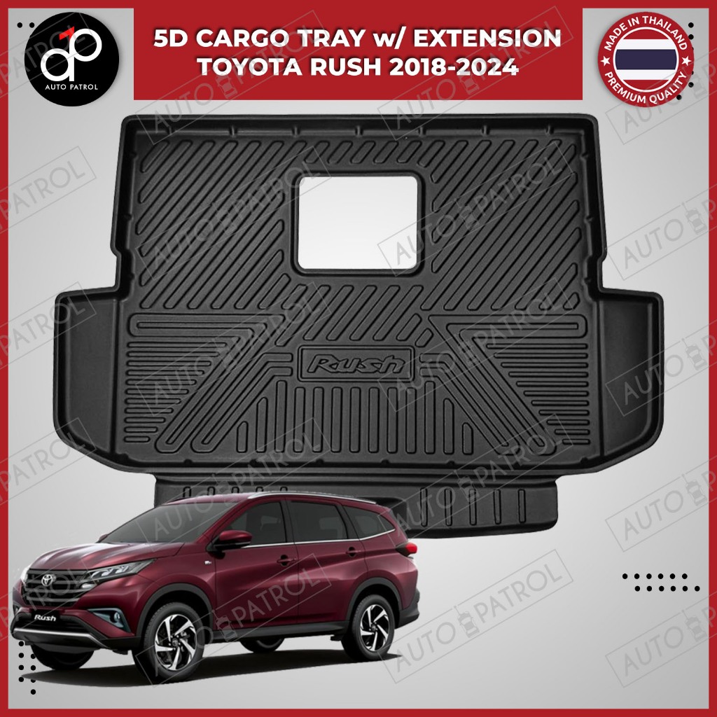 TOYOTA RUSH 5D 2018-2024 5D CARGO TRAY w/ EXTENSION (Made in Thailand ...