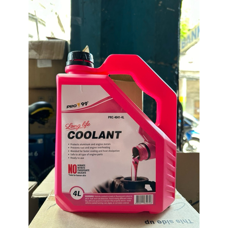 PRO 99 Radiator Coolant 4L Pink | Shopee Philippines