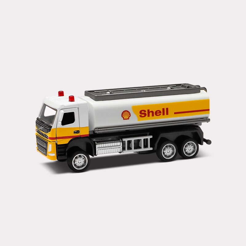 MSZ 1 72 Volvo Oil Tanker Truck Shell Toy Car Pull-Back 67393 | Shopee ...