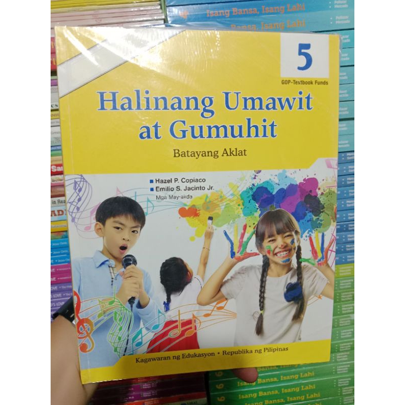 HALINANG UMAWIT AT GUMUHIT GRADE 5 ( SECOND HAND ) | Shopee Philippines