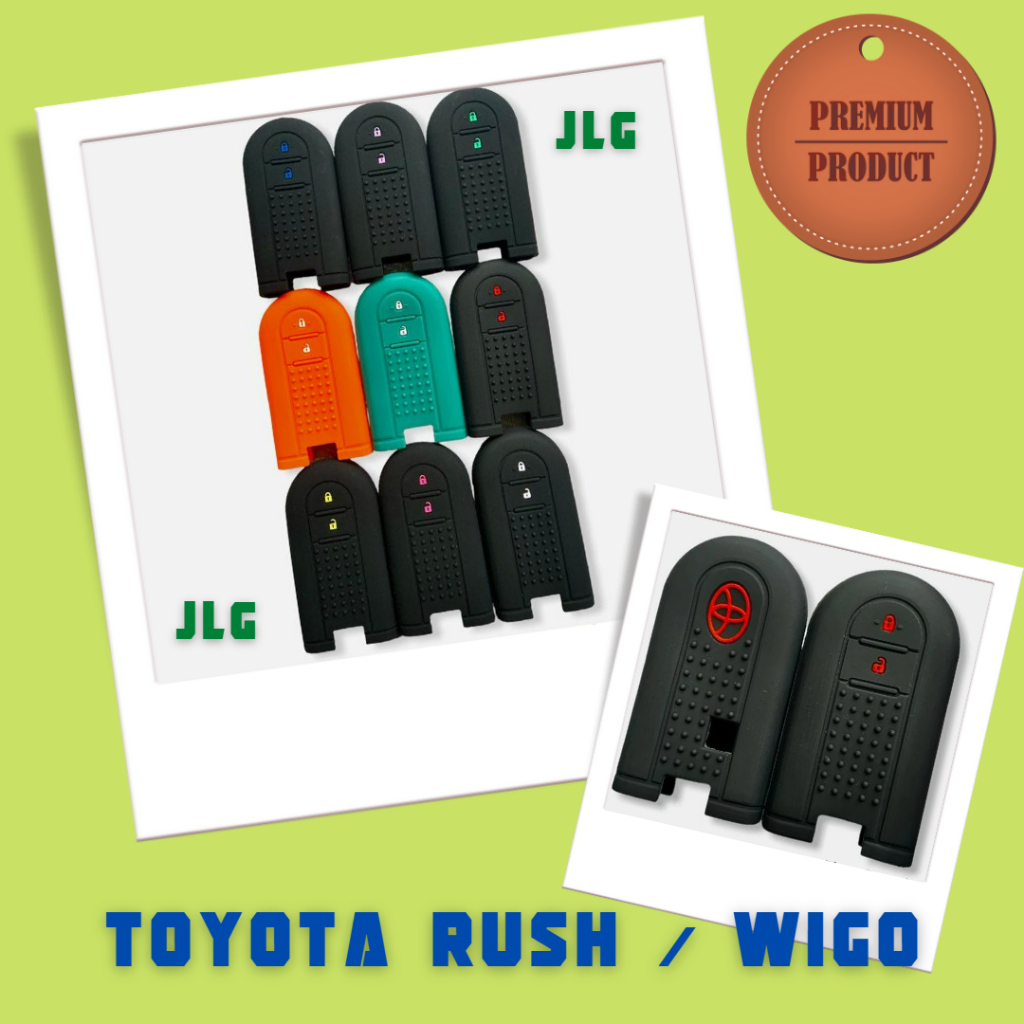 JS Toyota Rush / Wigo Gen 3 Silicone Car Key Remote Cover / 1 piece ...