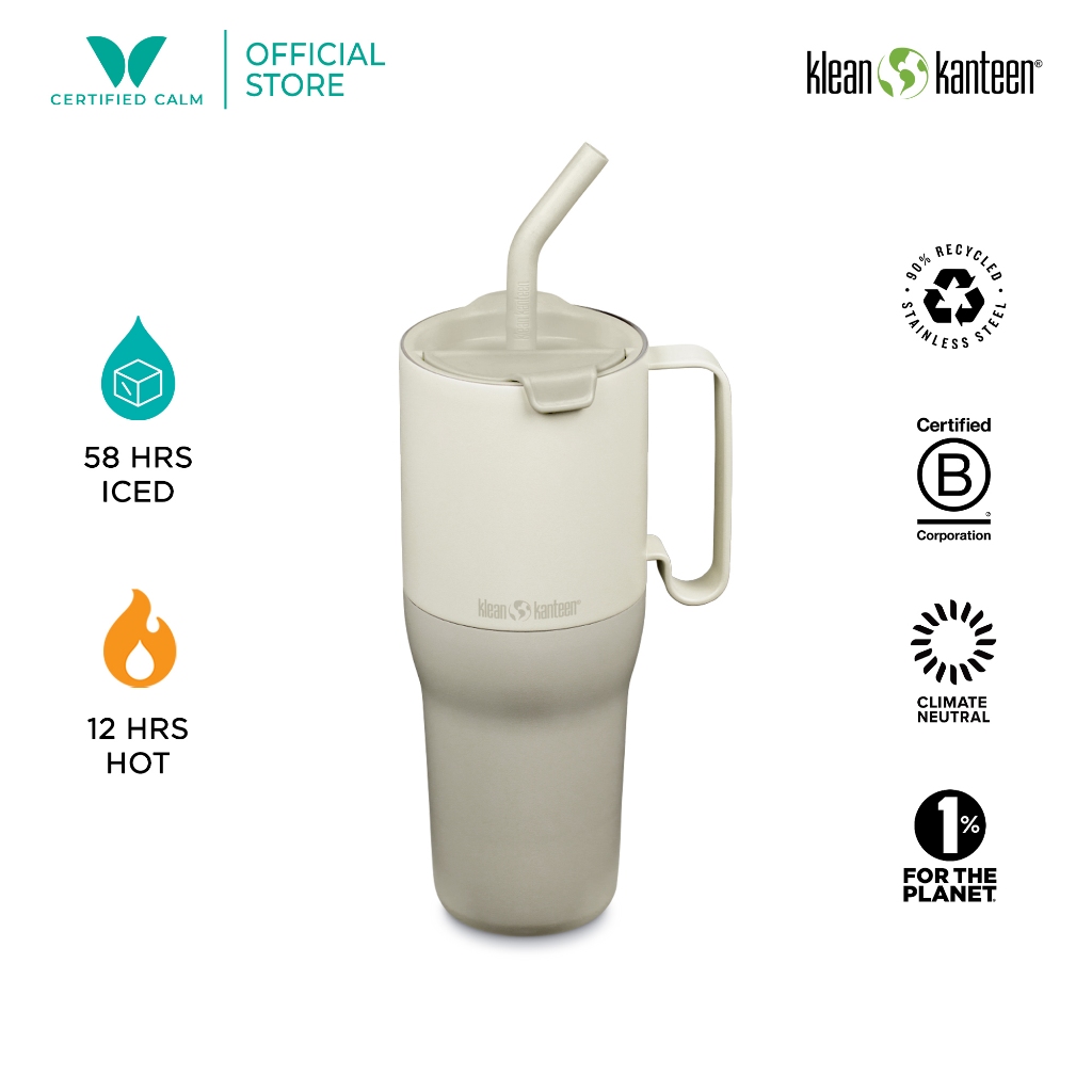 Klean Kanteen 36oz RISE and GO Tumbler w/ Straw Lid and Handle | Shopee ...