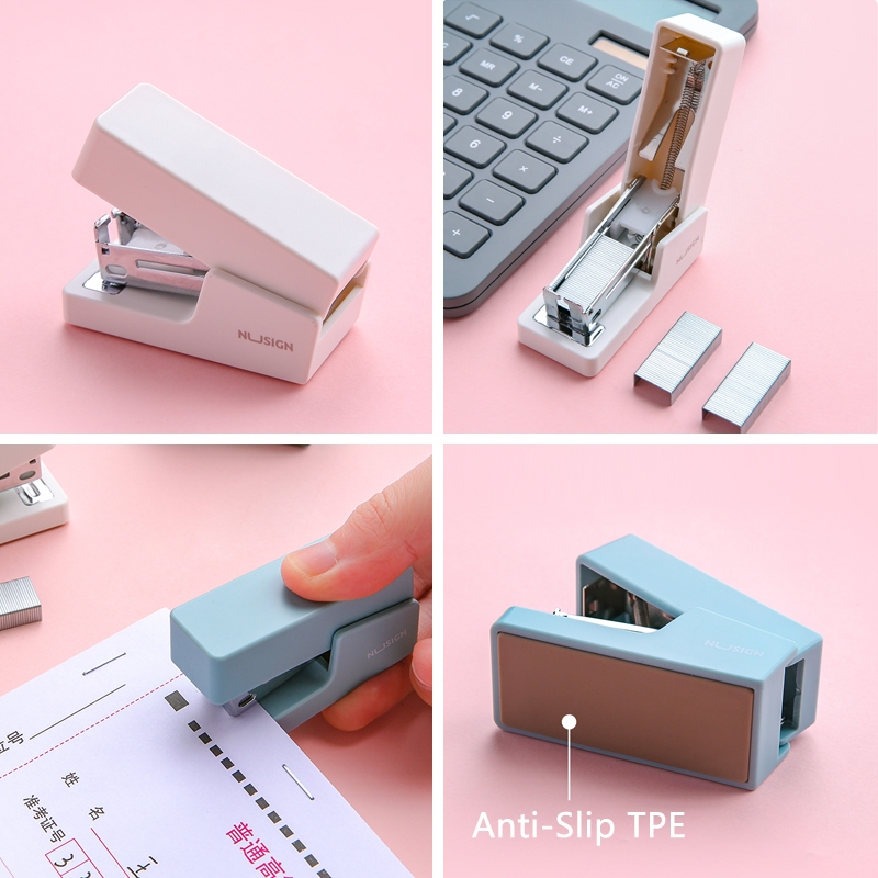Deli No.12 Staple Mini Stapler Gun Set with free Staples stationery ...