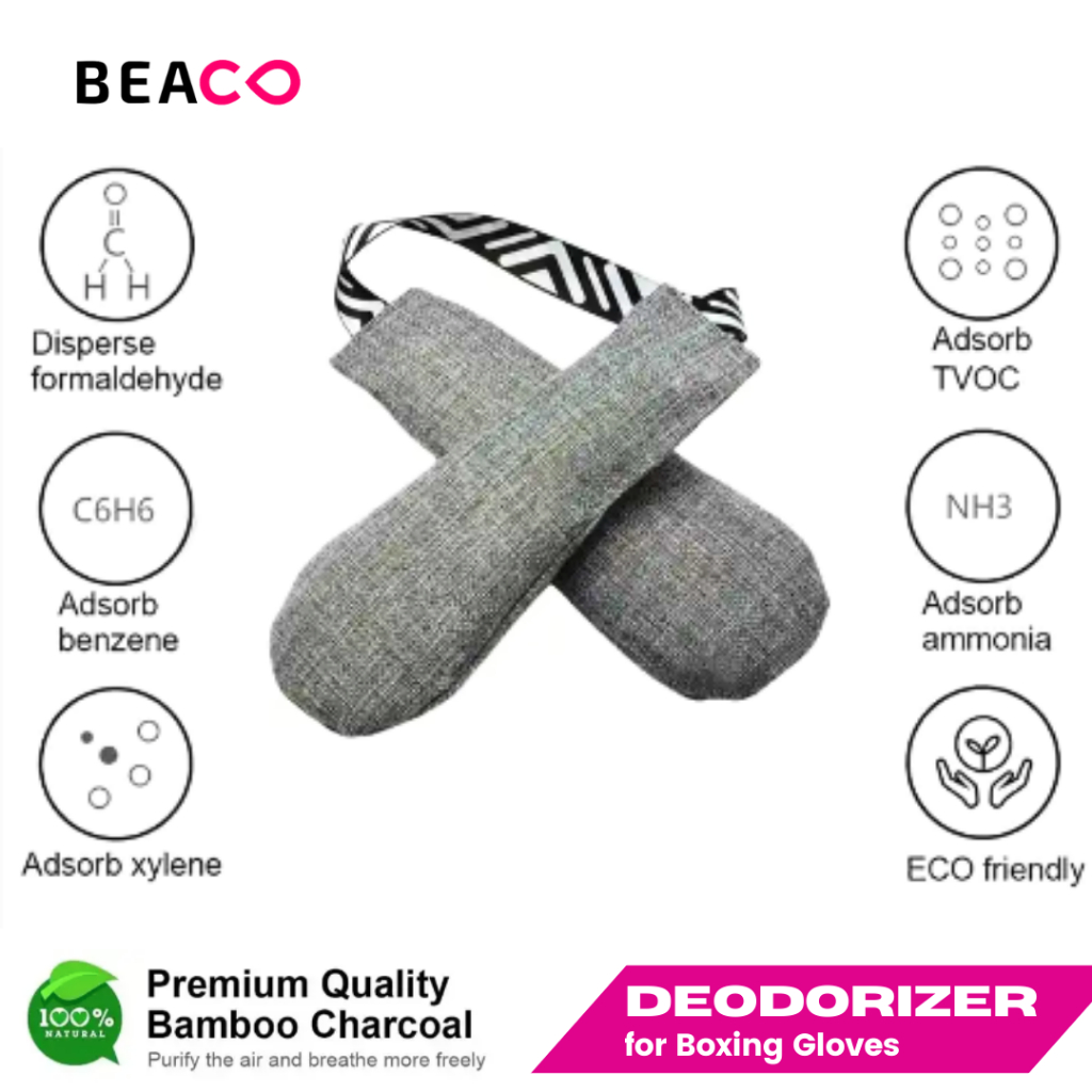 Boxing Glove Deodorizer Fragrance Bamboo Charcoal Bag Odor Eliminator ...
