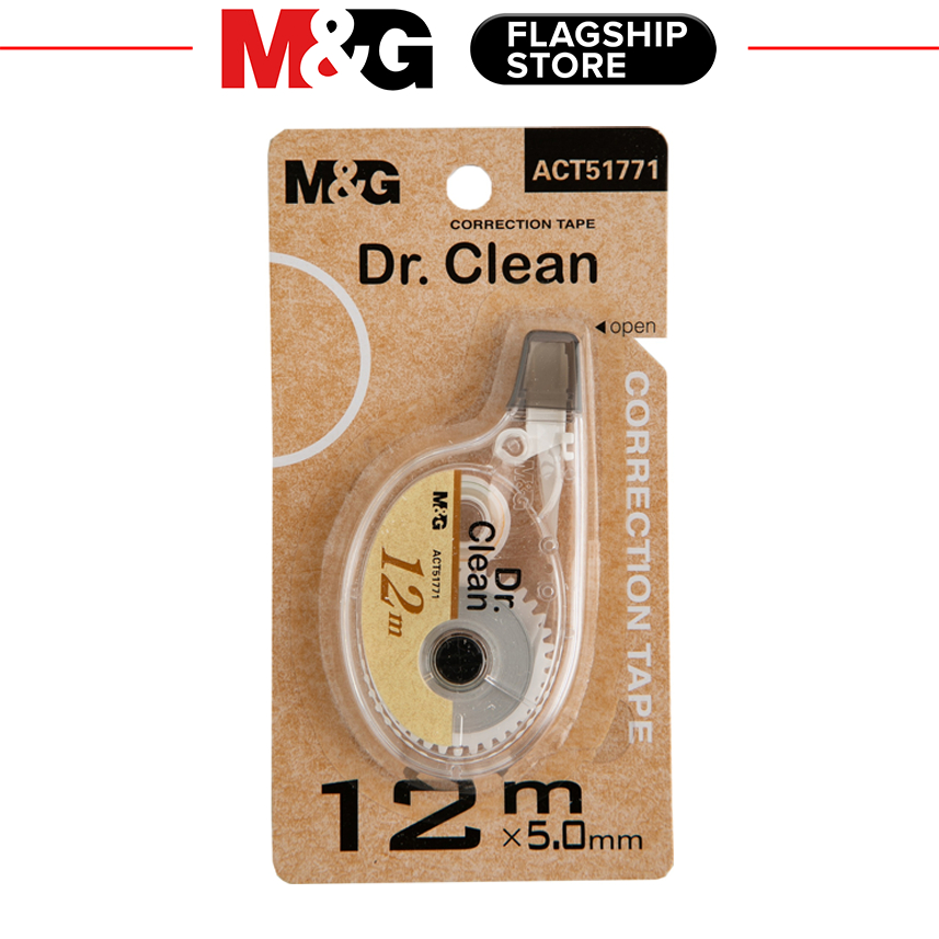 M&G Correction Tape Dr. Clean 12mx5mm Act51771 (1pc) | Shopee Philippines