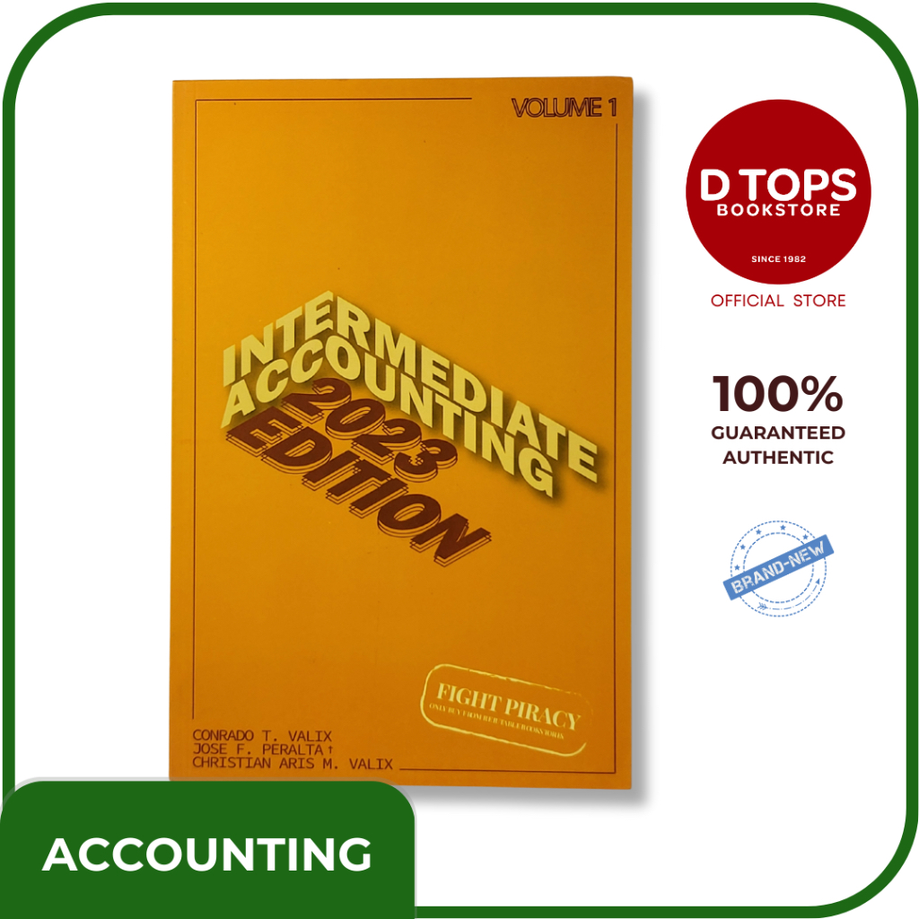INTERMEDIATE ACCOUNTING Volume 1 2023 Edition by C. Valix, J. Peralta ...