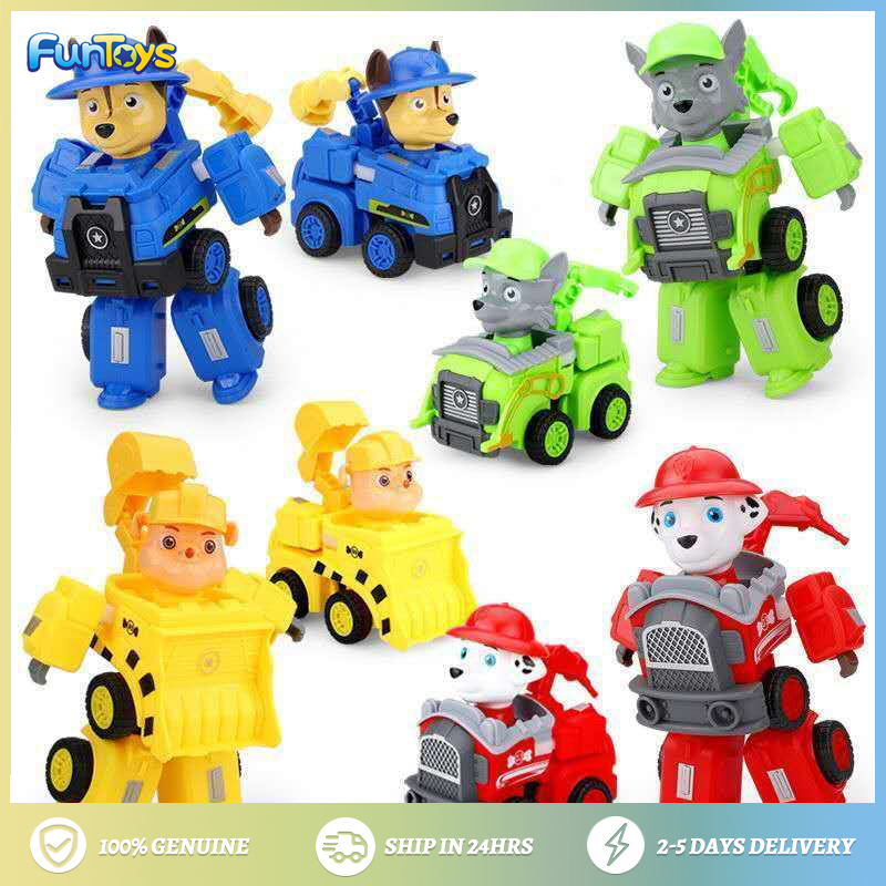 FunToy Children's Transforming Robot Car Educational Toy Car Toys For ...