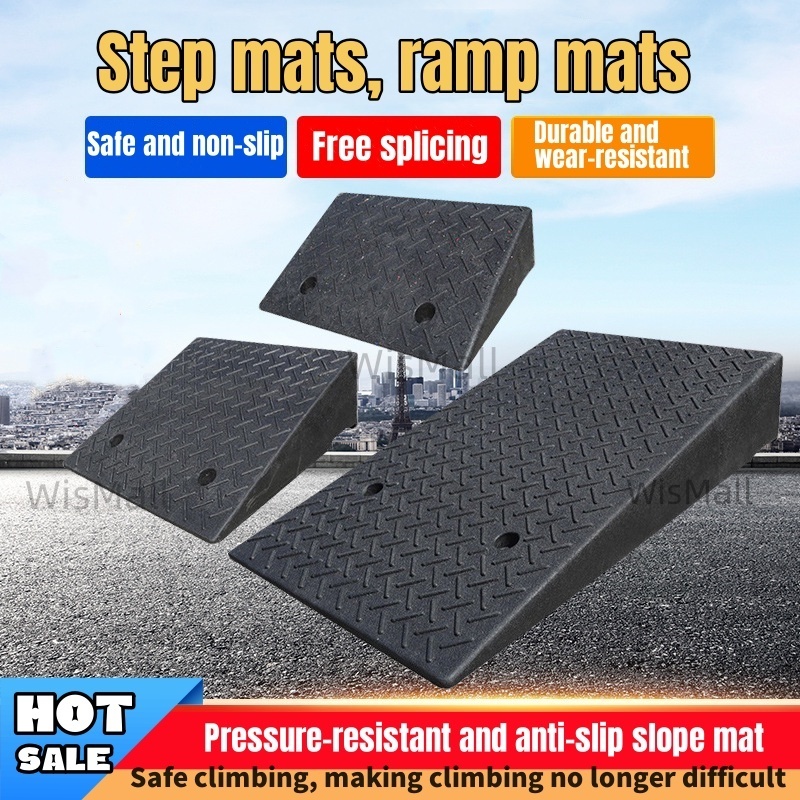 Car Rubber Step Mat Ramp Mat Car Truck Ramp Mat Professional Grade ...