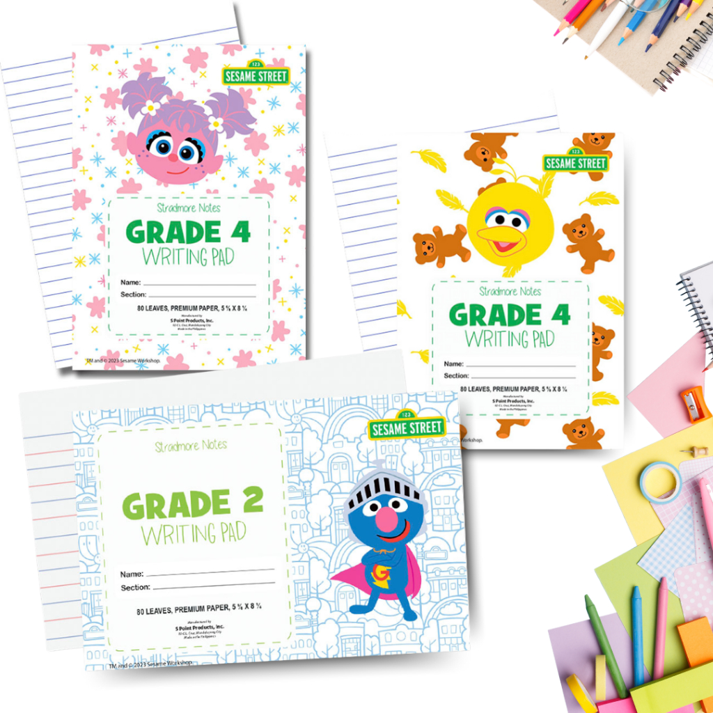 Stradmore Sesame Street Grade 1, Grade 2, Grade 3, Grade 4 Pad Paper ...