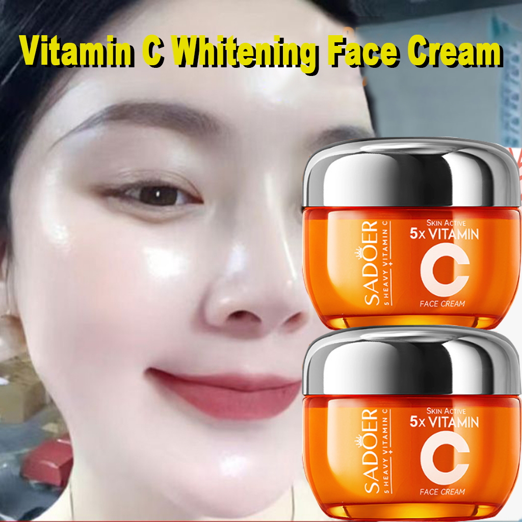 5X Vitamin C Whitening Face Cream Remove Freckle Whitening Anti Aging ...