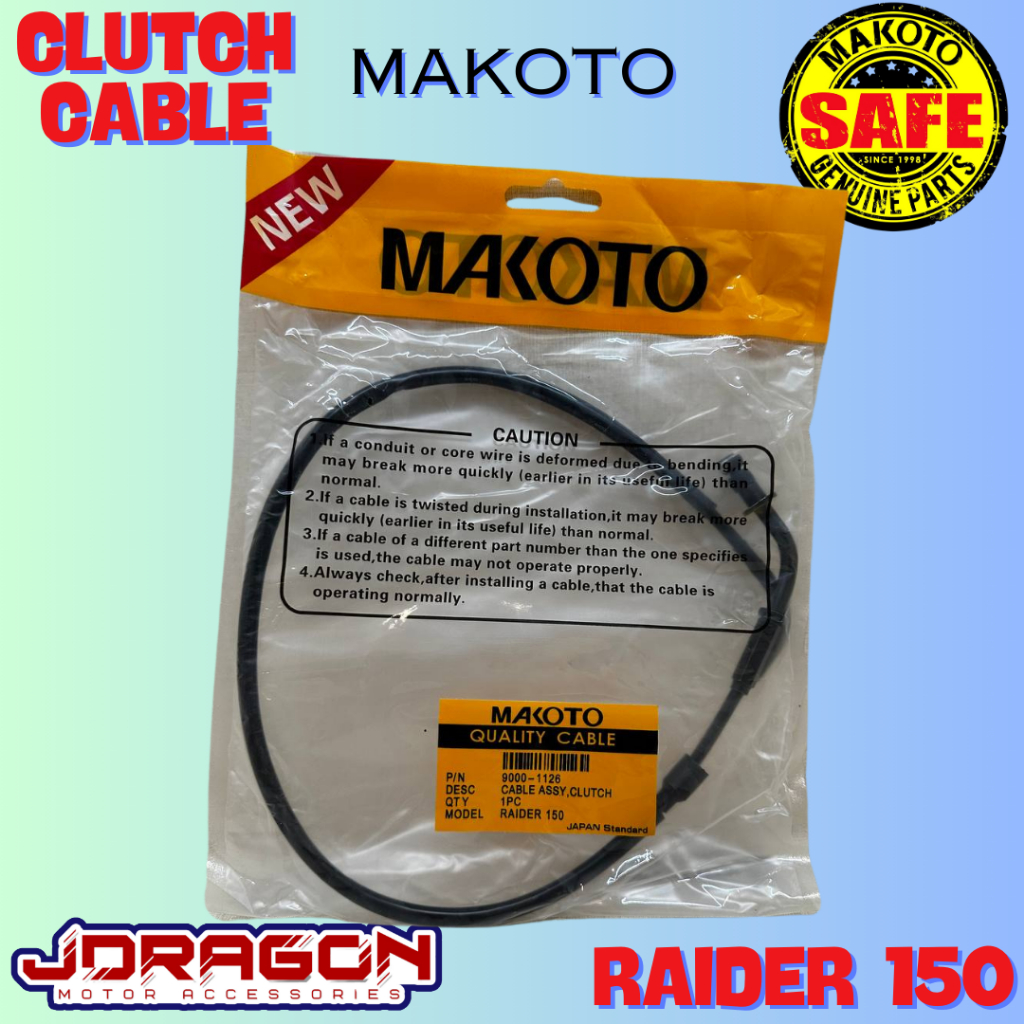 MAKOTO CLUTCH CABLE (RAIDER 150) | Shopee Philippines