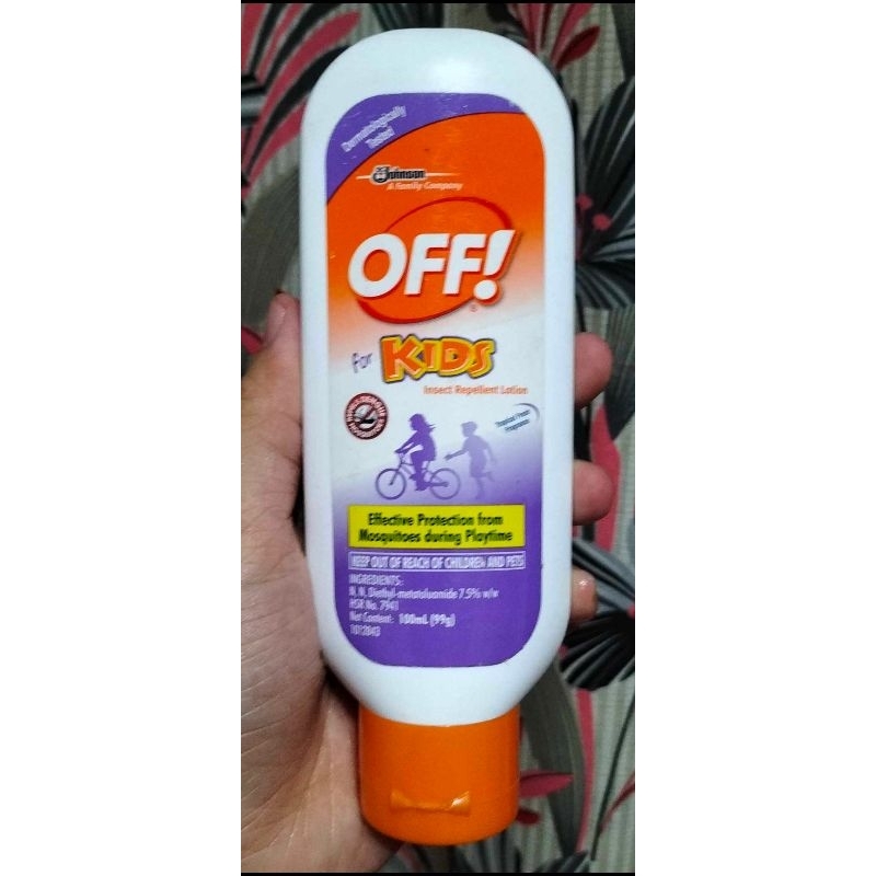 off lotion for kids 100ml big mosquito repellant origin | Shopee ...