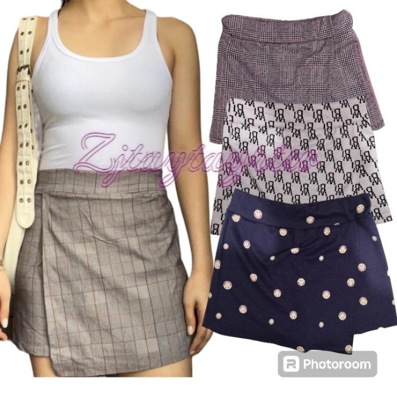 Palda Shorts Korean Inspired Skorts for women (freesize) | Shopee ...