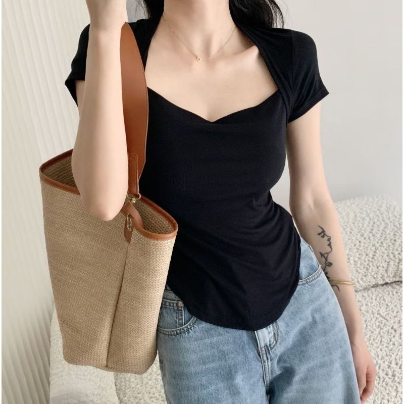 sweet heart cowl neck cinched sides ruffled full length top winged hem ...