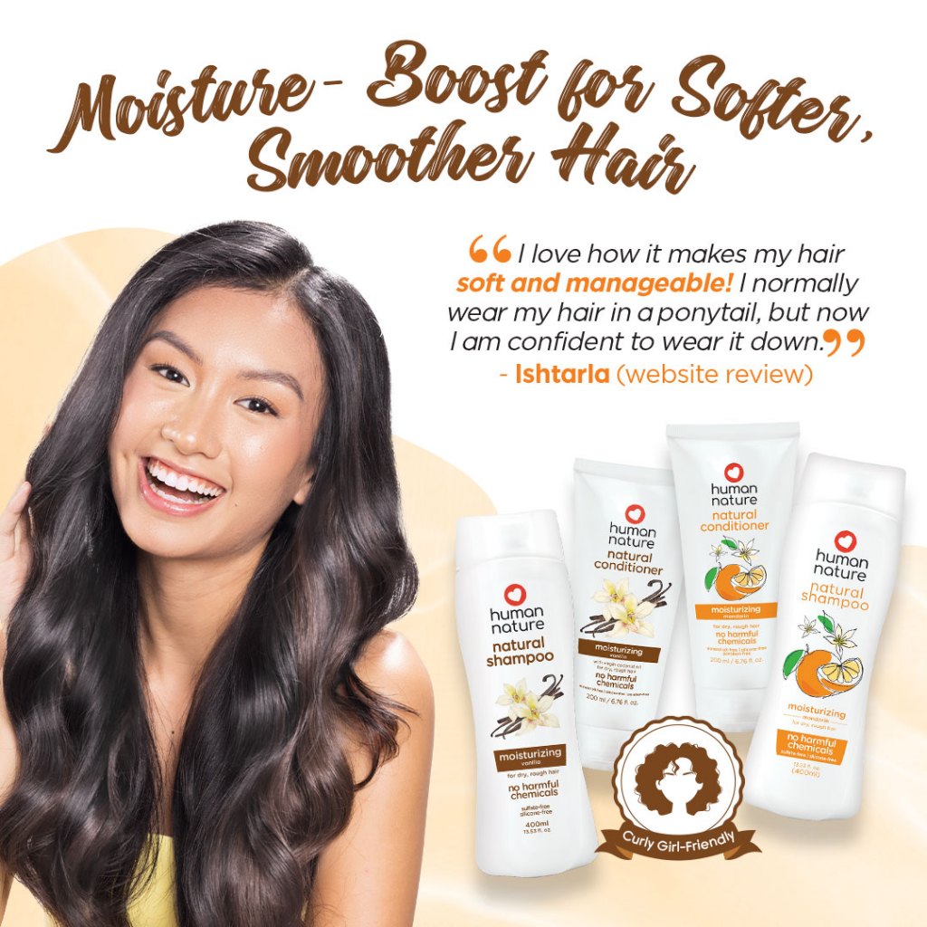 Human Nature Moisturizing Shampoo | Dry Rough Hair (No Harmful ...