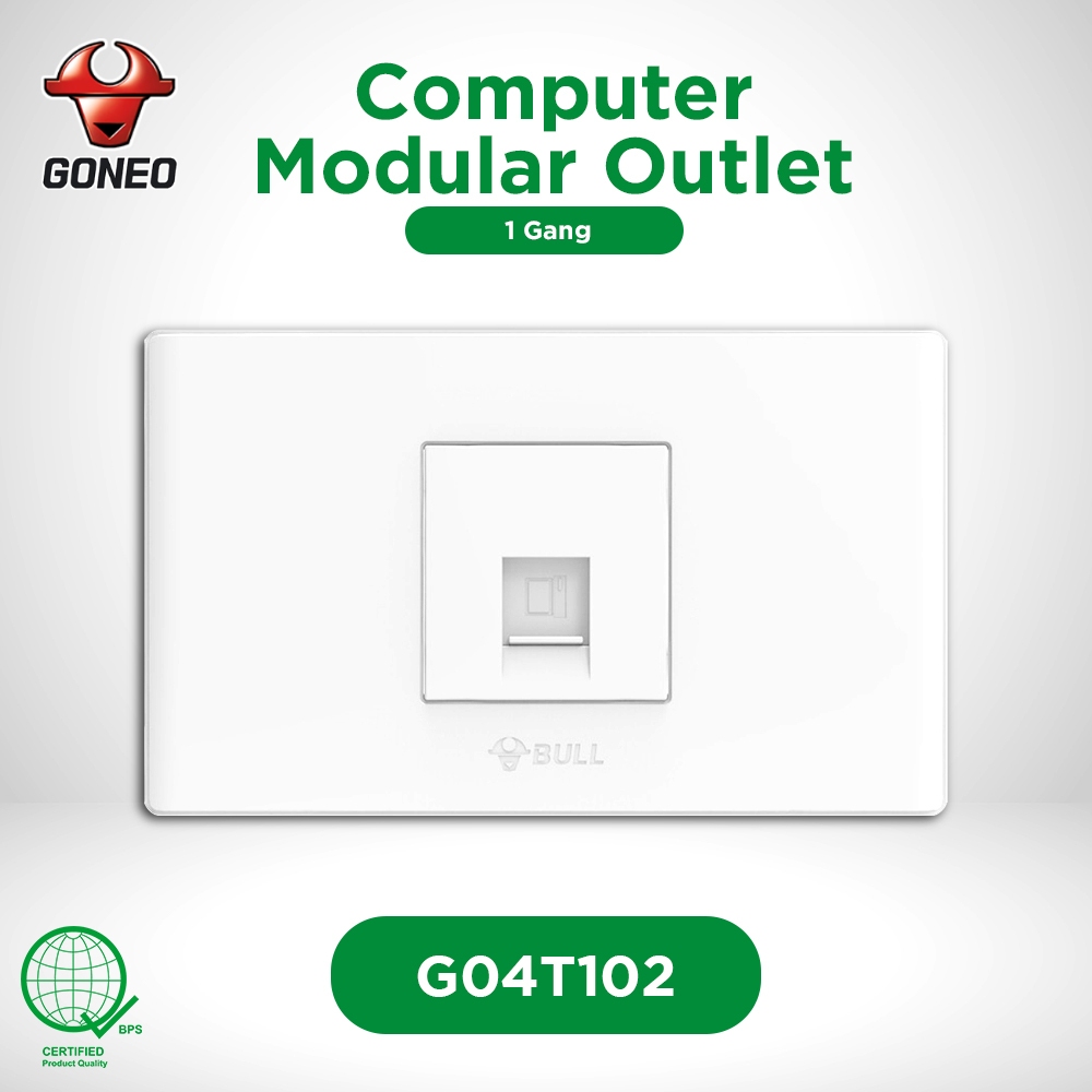 BULL 1 Gang Internet Computer Wall Socket G04T102 and G04T102(Type6 ...