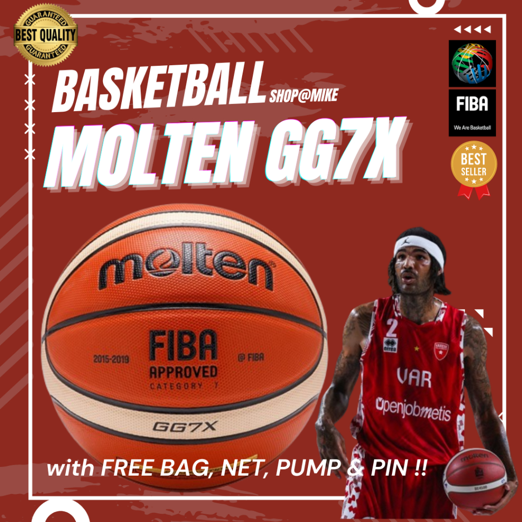 Official Molten Basketball GG7X Size 7 Basketball FIBA PU leather ...