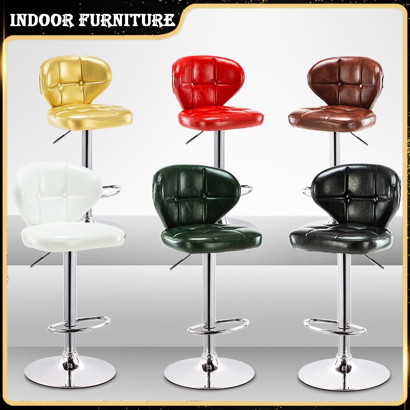 【COD】Bar Stools Counter Height Adjustable Bar Chair 360 Degree Swivel ...