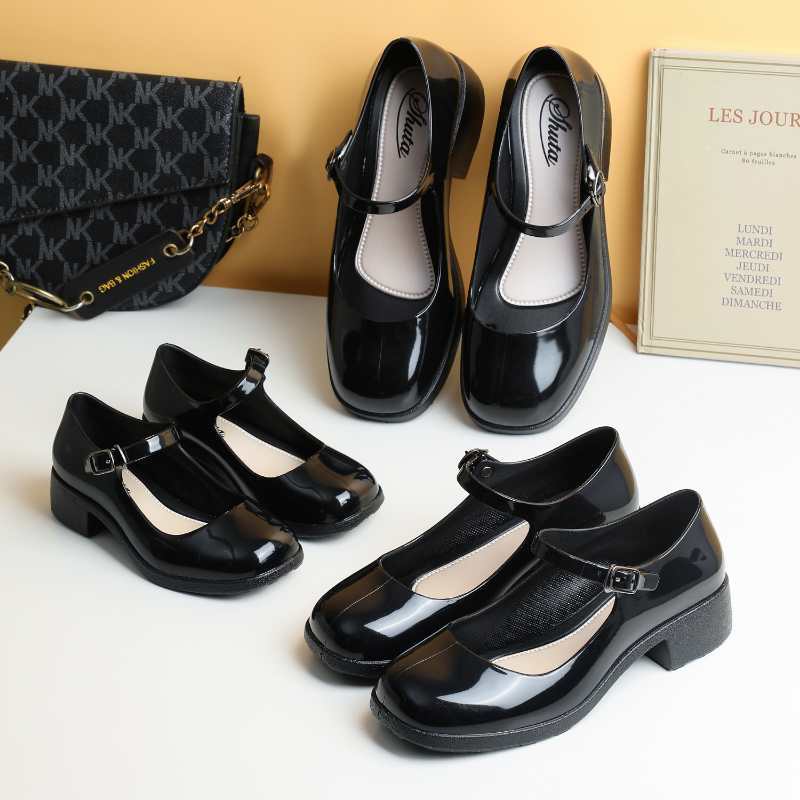 SHUTA fashion (LJ690) women's black shoes formal shoes for school and ...