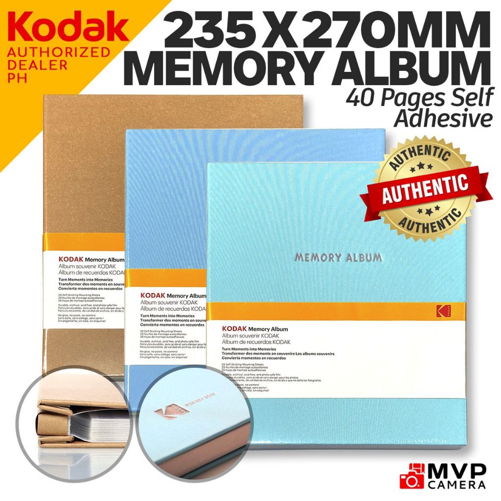 KODAK Memory Album Scrap Book Self Adhesive 40 Pages 235X270MM MVP ...