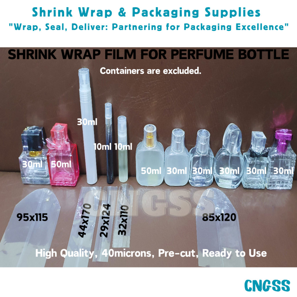 Shrink Wrap Plastic Packaging Container Sealer for Bottle Perfume Glass ...