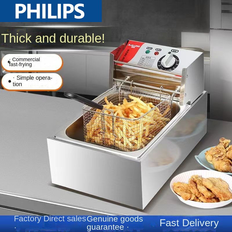 Philips Deep Fryer Electric Pan With Strainer Electric Deep Fryer fries ...
