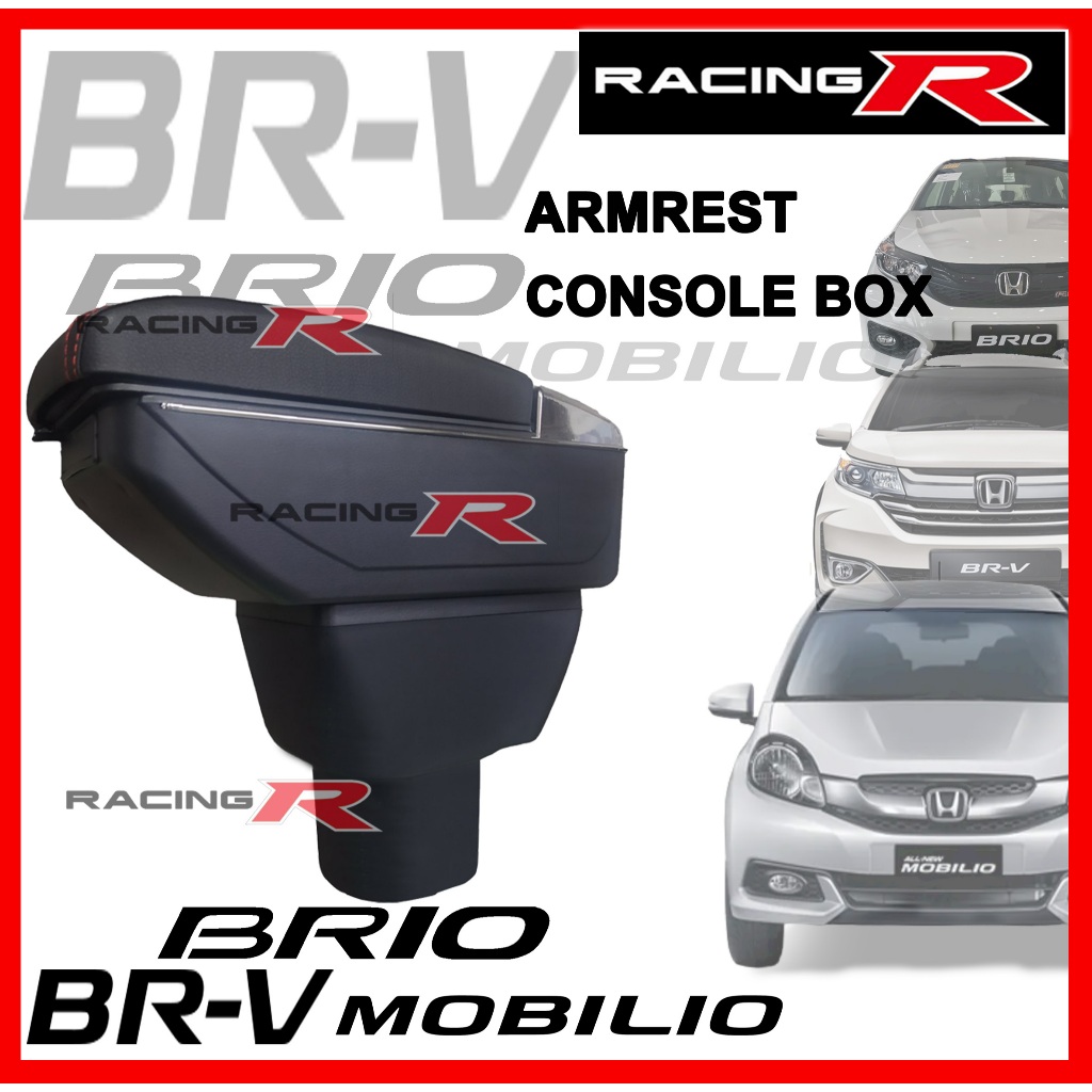 Armrest Console Box For Honda ( BR-V / BRV , BRIO , Mobilio ) 2016 to ...