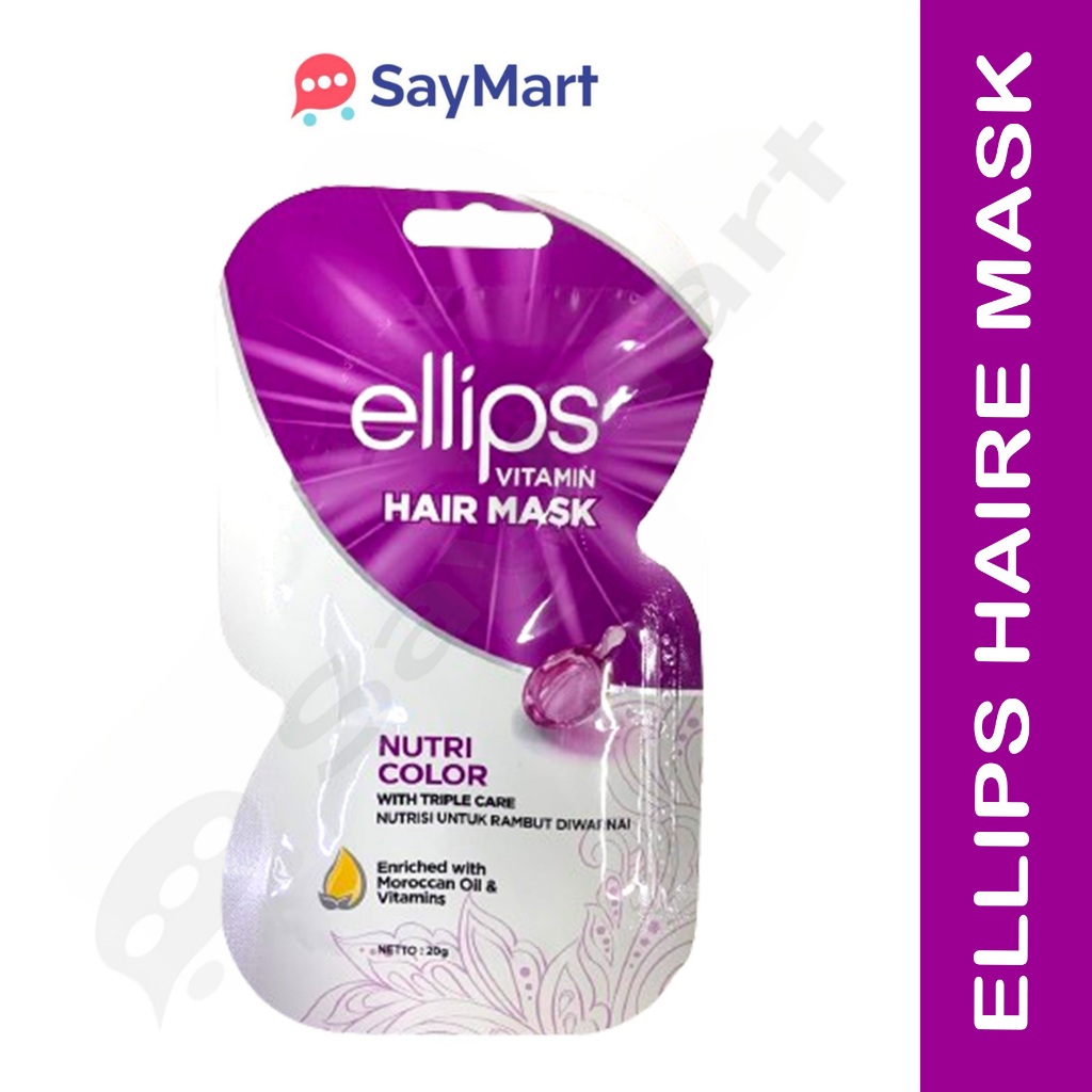 ELLIPS HAIR MASK VOLUME NUTRI COLOR 20g | Shopee Philippines