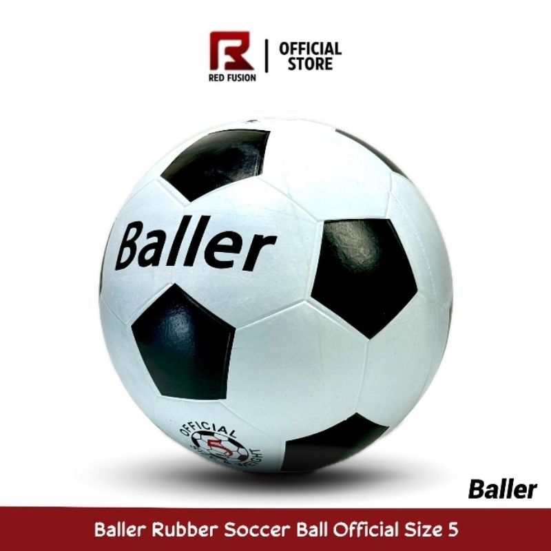 Baller Rubber Soccer Ball Official Size 5 | Shopee Philippines