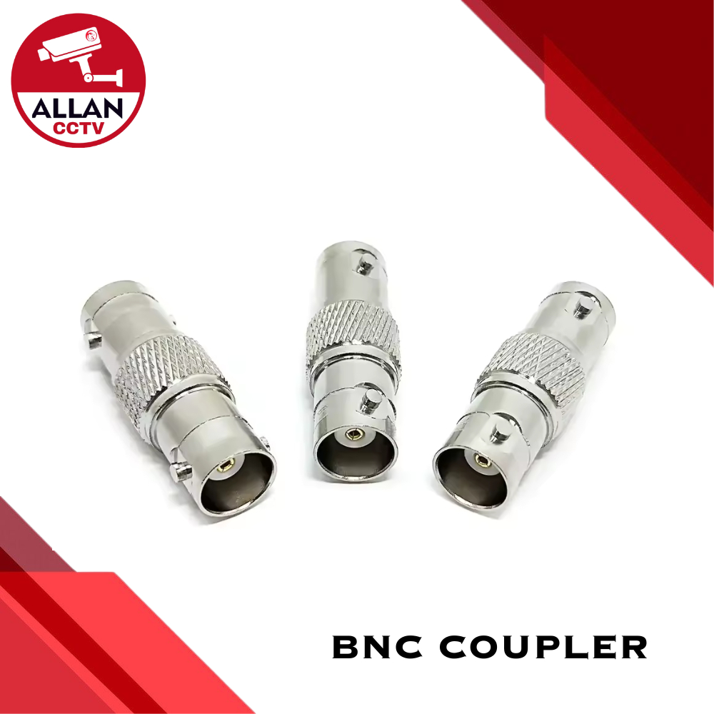 BNC Female to Female Adapter Straight Connector Coupler for CCTV ...
