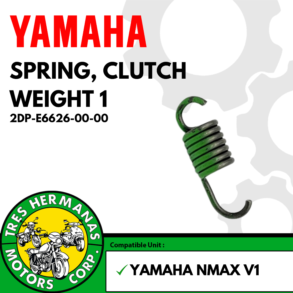 SPRING, CLUTCH WEIGHT 1 FOR YAMAHA MOTORCYCLE : NMAX V1 ( 2DP-E6626-00 ...