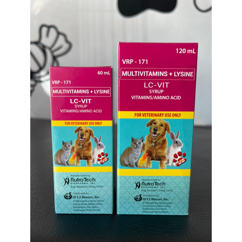 Lc-vit Syrup Multivitamins Supplement for Dogs and Cats | Shopee ...