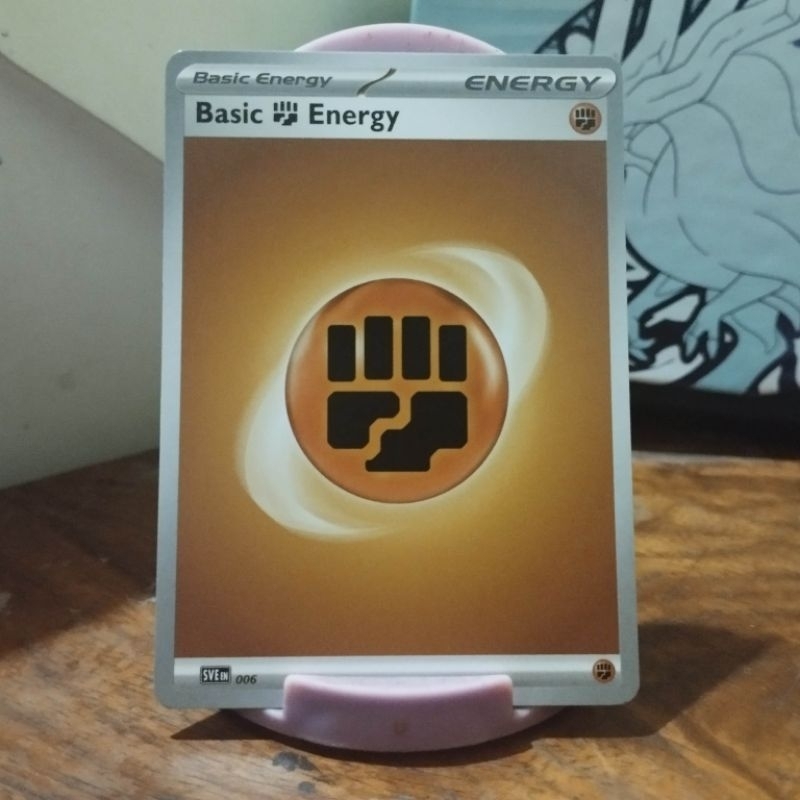 Basic Fighting Energy - 006 - Scarlet and Violet Pokémon TCG | Shopee ...