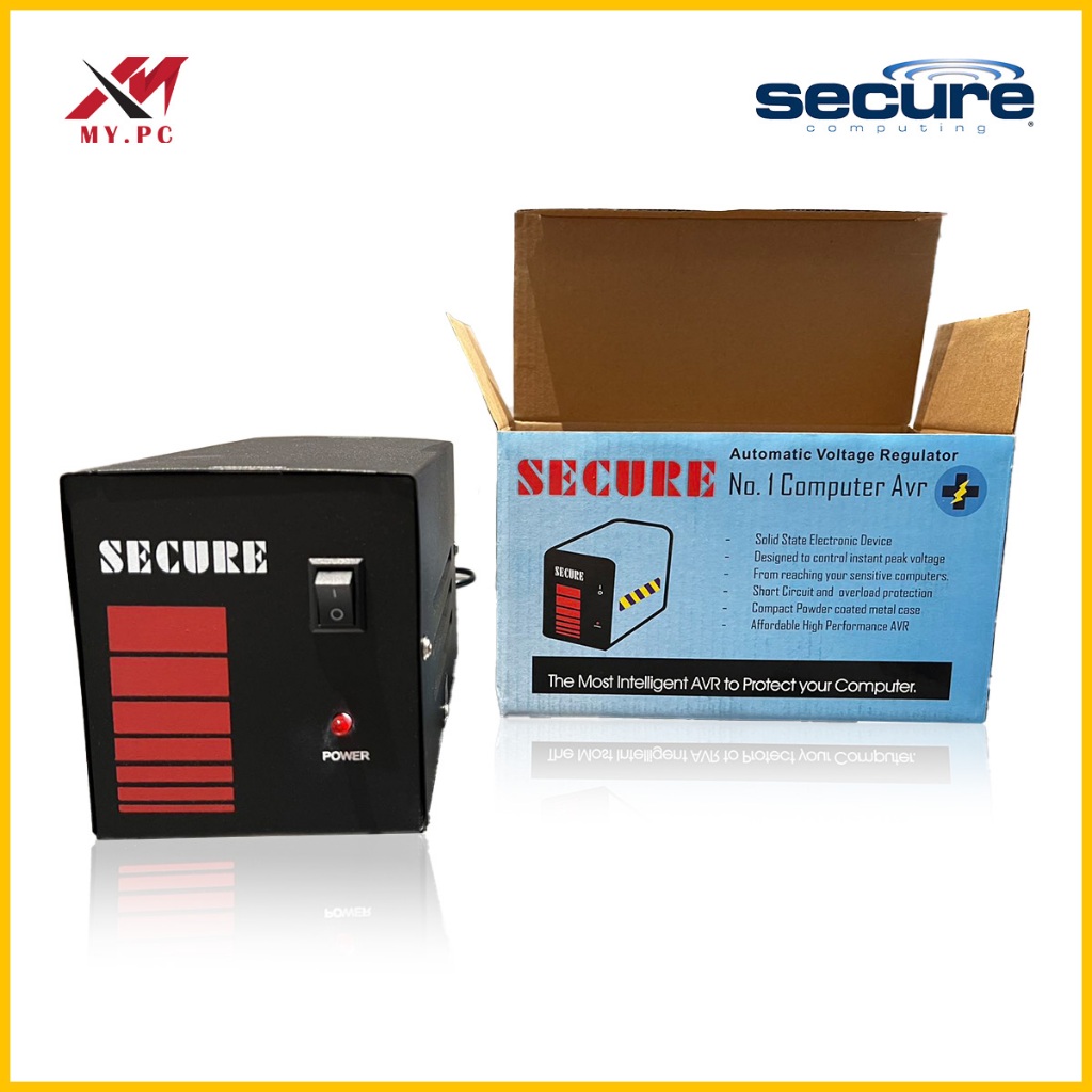 SECURE AVR 500w 220v Automatic Voltage Regulator Computer Avr | Shopee ...
