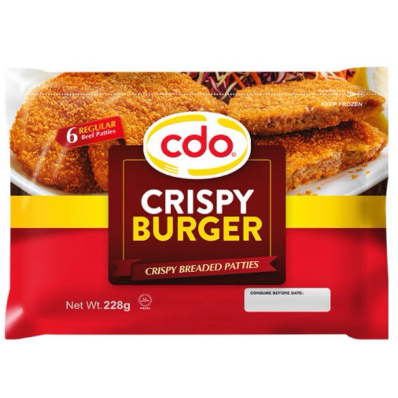 CDO Crispy Burger 228g | Shopee Philippines